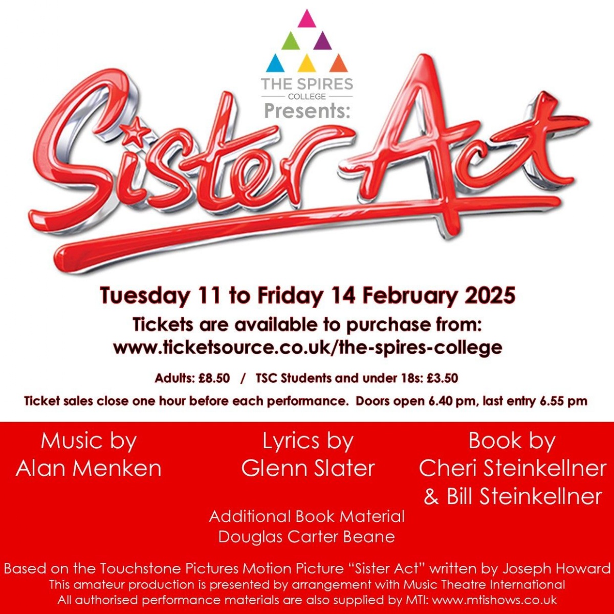 The Spires College - Sister Act - Tickets Available Now!